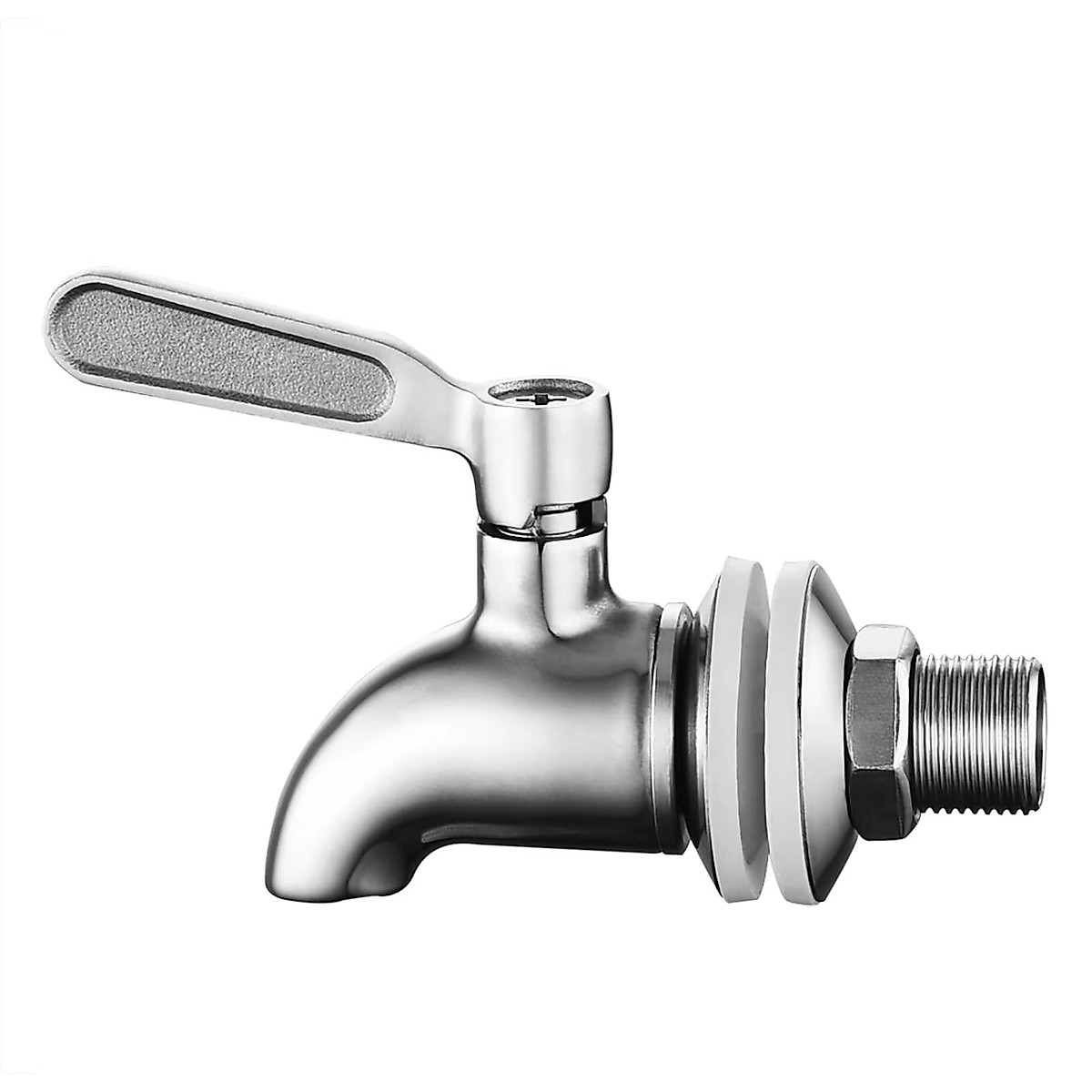 Carvedexquisitely Beverage Dispenser Replacement Spigot,Stainless Steel Faucet for Water Dispenser,Drink Dispenser Replacement Spout 2 Pack