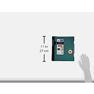 Five Star Advance Spiral Notebook + Study App, 3 Subject, College Ruled Paper, 11" x 8-1/2", 150 Sheets, With Spiral Guard and Movable Dividers, Seaglass Green, 1 Count (73136)