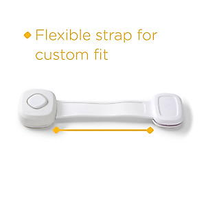 Safety 1st OutSmart Multi Use Lock, 2 Pack, White