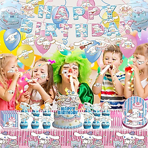 Grehge oroll Birthday Decorations For 20 Guests,Cinnamoroll Party Supplies Included