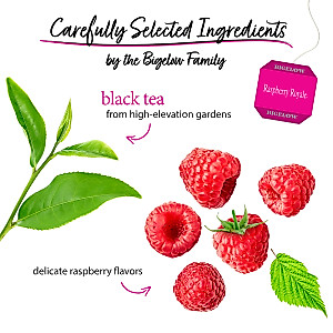 Bigelow Tea Raspberry Royale Black Tea, Caffeinated Tea with Raspberry, 20 Count Box (Pack of 6), 120 Total Tea Bags