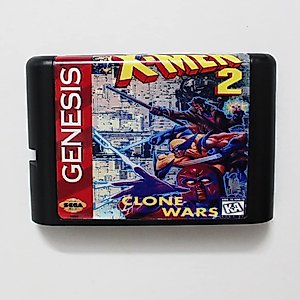 Spire X-men 2 Clone Wars 16 bit MD Game Card For Sega Mega Drive For Genesis (NTSC-J)