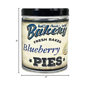 Blueberry Pie Scented Tin Candle, Up to 100 Hours of Burn Time with Specialty Blended Soy & Paraffin Wax | Our Own Candle Company, 13 Ounce