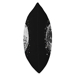 Pink Cowgirl Disco Black and White Disco Ball Club Retro Throw Pillow, 18x18, Multicolor