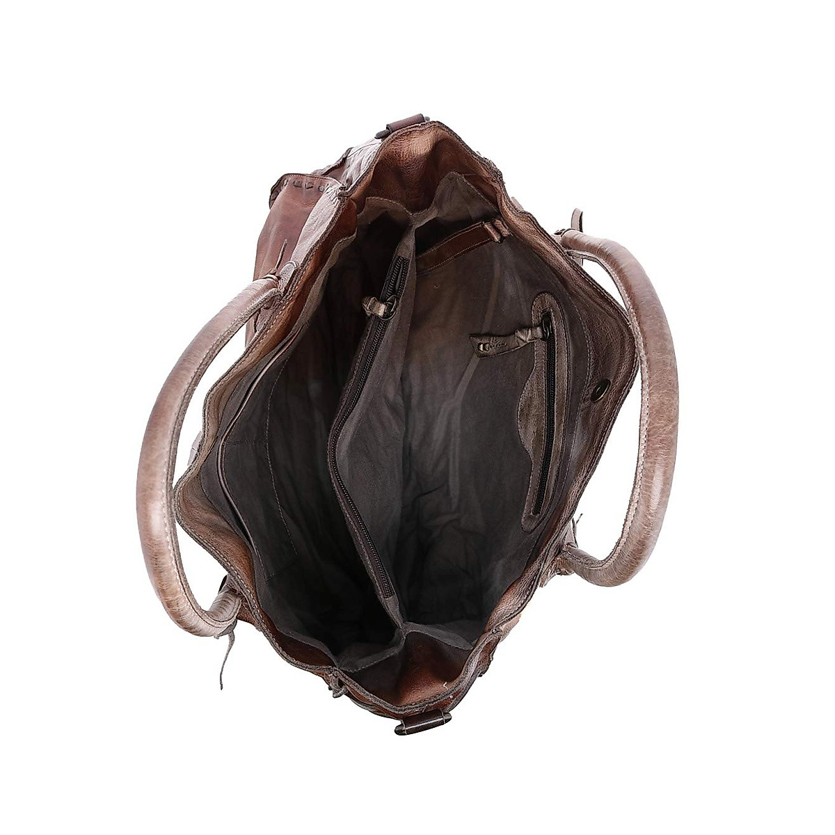 BedStu Rockaway Satchel GreyBrownBlackTie Dye