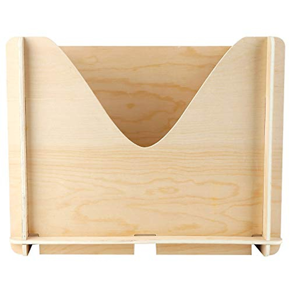 Yuehuam Unfinished Wooden Box Storage Organizer Wooden Box Craft Storage Box Container for DIY Craft Collectibles Arts Home Decor