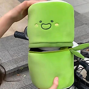 Shapeazy Cute Panda Plush Toy with Bamboo Cover, Bamboo Tube Panda Plush Toy, Kawaii Panda Stuffed Toys, Animal Panda Plush Doll Pillow Toys for Kids Funny Birthday Gift (9.8in)