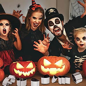 ZMCINER 23 PCS Pumpkin Carving Kit Heavy Duty Stainless Steel Pumpkin Carving Tools Simple & Safe Pumpkin Carving Kit for Kids & Adults