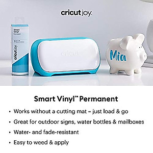 Cricut Joy Smart Permanent Vinyl - Mint, Coral, Tangerine, Lime Green, Purple