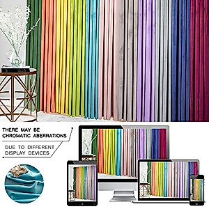 Tony's collection Turquoise Velvet Curtains Curtains, Super Soft Velvet Textured Thermal Velvet Curtains Grommet Window Treatment for Bedroom Light Blocking Curtain(34x63 Inch, Turquoise, 2 Panels)