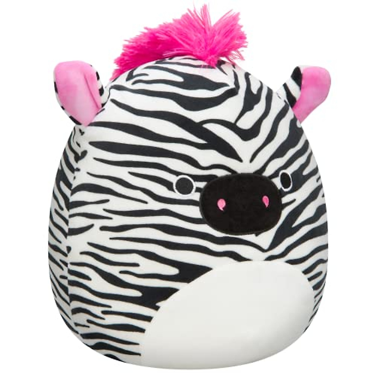 Squishmallows Original 12-Inch Tracey Zebra with Pink Mane - Medium-Sized Ultrasoft Official Jazwares Plush