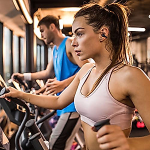 E-Greetshopping Wireless Ear Clip Bone Conduction Headphones,Open Ear Clip on Earbuds,Sport Wireless Earbuds,Hi-Fi Stereo Wireless Bluetooth Headphones, for Jogging Cycling Driving(Purple)