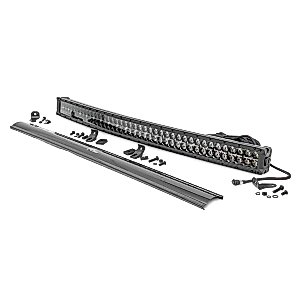 Rough Country 40" Black Series Curved Dual Row DRL CREE LED Light Bar - 72940BD
