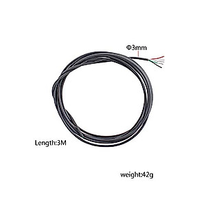Alnicov 5-Conductor Shielded Wire Guitar Circuit Hookup Wire Pickup Cable