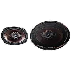 Kenwood KFC-691 Concert Series Car Speakers (Pair) - 6"x9" 5-Way Speakers, 650W, 4-Ohm Impedance, Polypropylene Woofer & Balanced Dome Tweeter, Acoustic Sound Harmonizer Technology