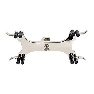 United Scientific CLBURDD Die Casted Aluminum Double Buret Clamp