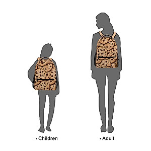 Ice and Fire Backpack for Boys Girls Fire Water Bookbag Elementary School Casual Travel Bag Computer Laptop Daypack