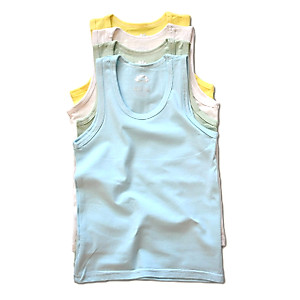 LotusComfort The Essential Tank Young Boys Girls Toddler Unisex 4 Pack Premium Tank Top Undershirt Super Soft Breathable 2T