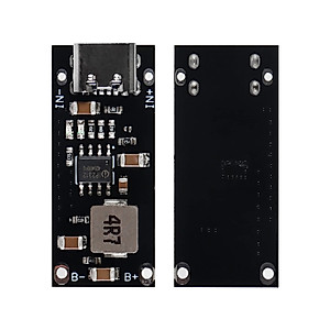 AITIAO 10pcs Type C USB 5V 3A Lithium Battery Charging Board Fast Charger Board Buck Module IP2312 CC/CV Mode 5V to 4.2V