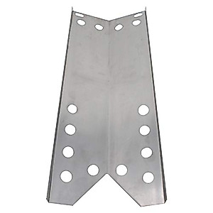 3-Pack BBQ Grill Heat Shield Plate Tent Replacement Parts for Nexgrill 720-0718C - Compatible Barbeque Stainless Steel Flame Tamer, Guard, Deflector, Flavorizer Bar, Vaporizer Bar 15 1/16"