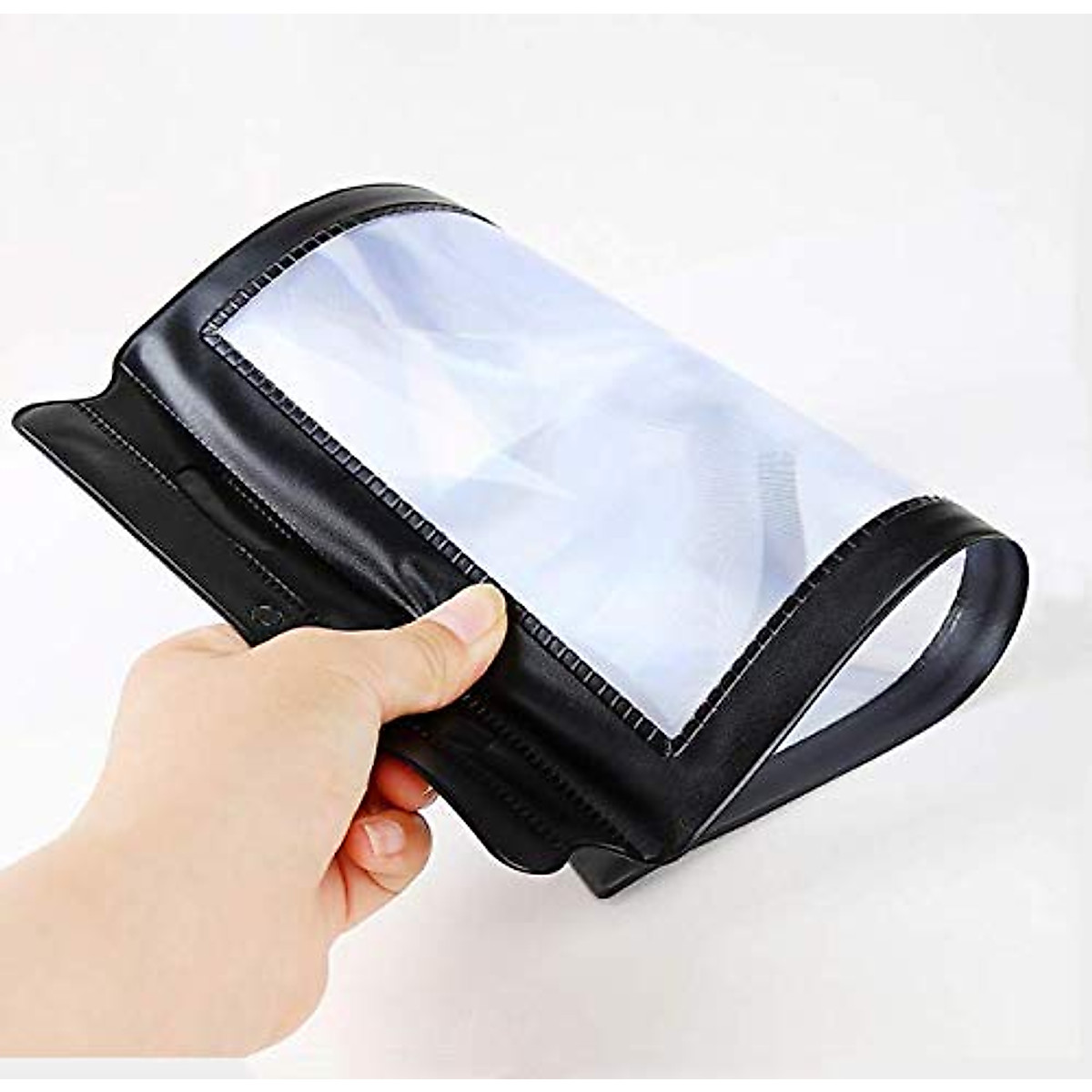 3X Full Page Magnifier A4 Large Sheet Reading Magnifying Glass Portable Reading Aid Lens for Reading Books & Newspapers & Low Vision Aids