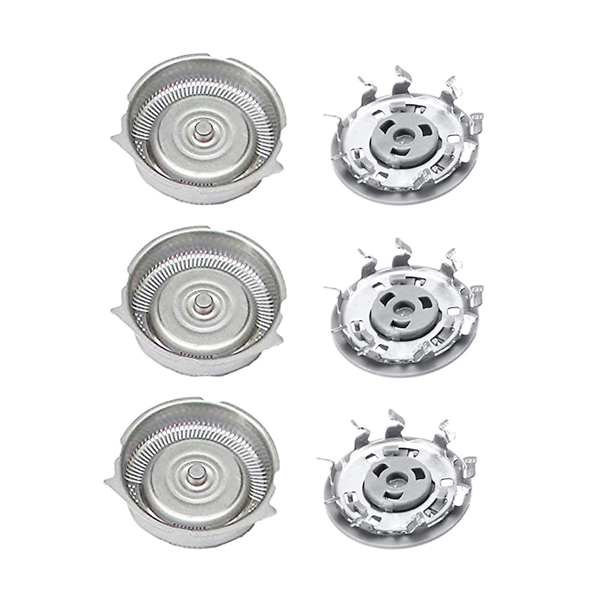 FLN SH50/52 Replacement Heads for Series 5000, Razor Blades Lift and Cut Sharp No Pulling Hair Shaver Heads Easy Install