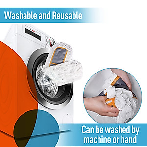 Commercial 24" Dust Mop Pads 2 Pieces Just Fit CLEANHOME Commercial Dust Mop,Grey