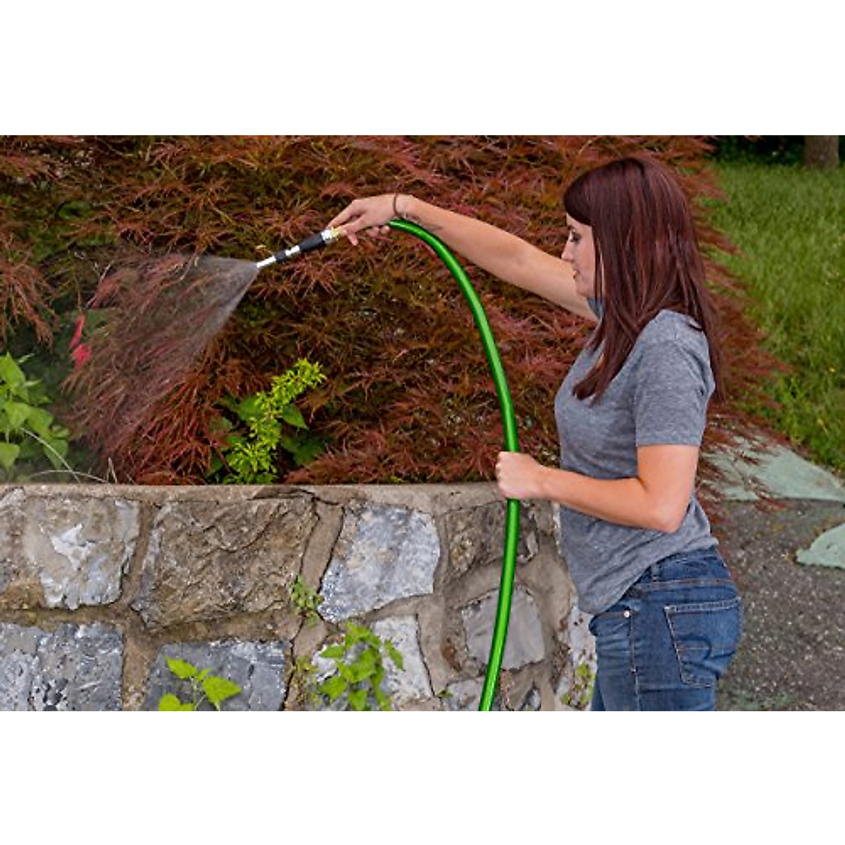 Swan Products SNHR58150 Yard Mate Easy Reel Lightweight Hose 150' x 5/8", Green