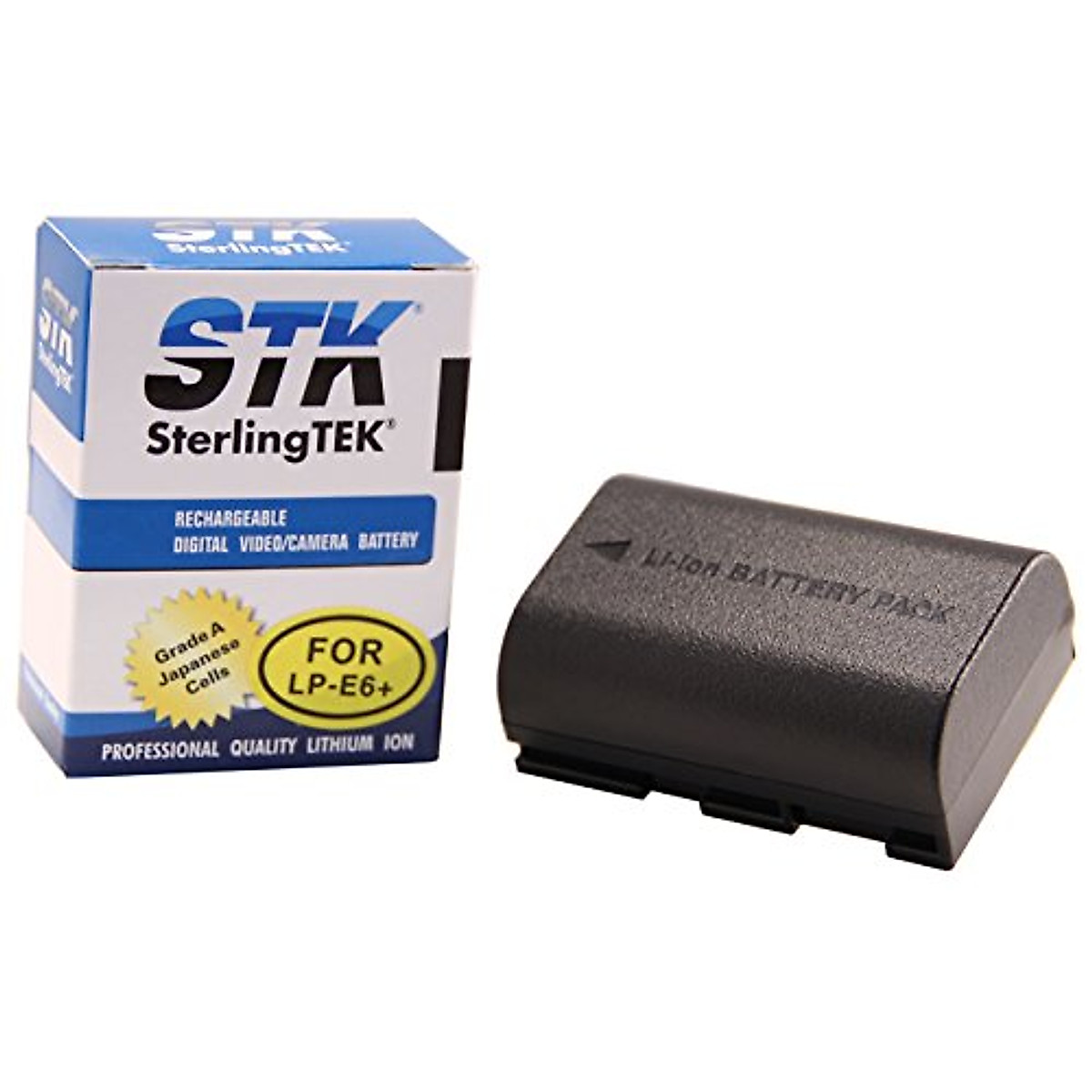 STK LP-E6 Battery for Canon LP-E6N LPE6 Promaster LP-E6NH EOS R R5 R6 R7 5D Mark II III and IV 90D 70D 5Ds 6D 5Ds 80D 7D 60D, 5Ds MKii, MKii MKiii MKiv, 5D4 LPE6N LPE6NH, LP E6 E6N E6NH Accessories