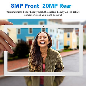 Luqeeg Business Tablet, 12GB 256GB 5G WiFi 10.1 Inch Tablet US Plug 100‑240V for Android 11.0 for Travel (#1)