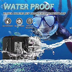 [4Pcs] Diruite Screen Protector for GoPro Hero 7(Only Black)/Hero HD(2018)/Hero 6/Hero 5, Ultrathin Clear Tempered Glass Screen Protector for GoPro Hero 7 Black