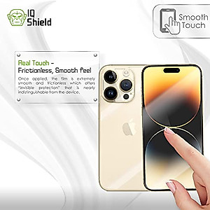 IQShield Screen Protector Compatible with Apple iPhone 14 Pro Max (6.7 inch)(2-Pack) Anti-Bubble Clear TPU Film
