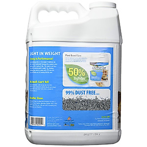 SmartCat Lightweight Clumping Litter, 10 Pound (160oz 1 Pack) - Unscented and Lightweight