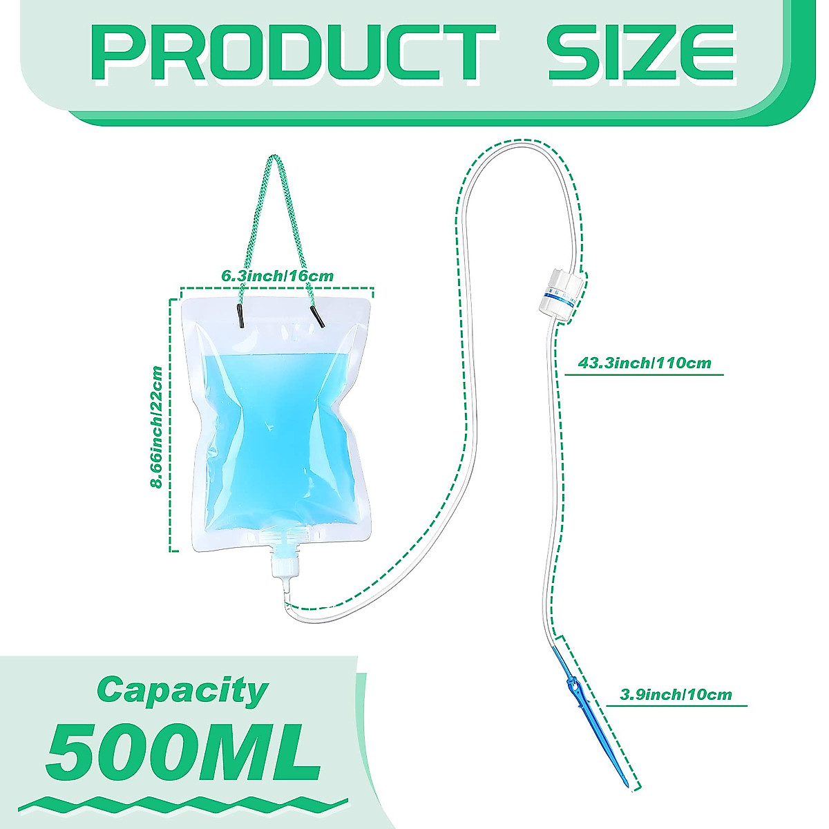 Plant Drip Irrigation Bag Automatic Irrigation Device with Water Bag Automatic Watering System Plant Waterer Self Kit for Potted(4 Pieces)