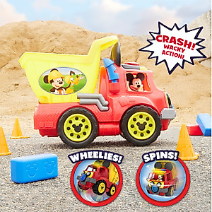 Mickey Mouse Dump Truck, Kids Toys for Ages 3 Up by Just Play