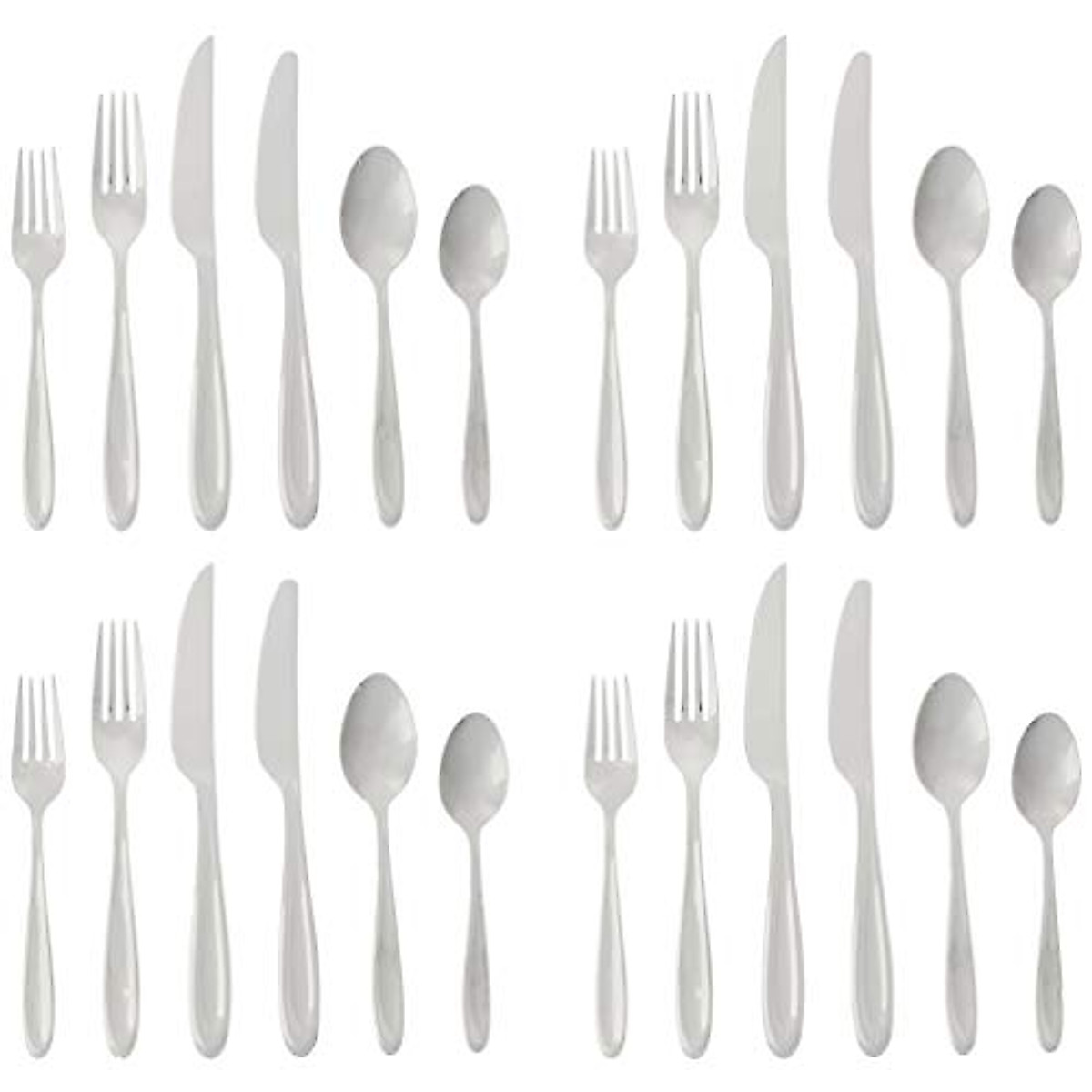 Lenox 893075 Cantera 24-Piece Flatware Set