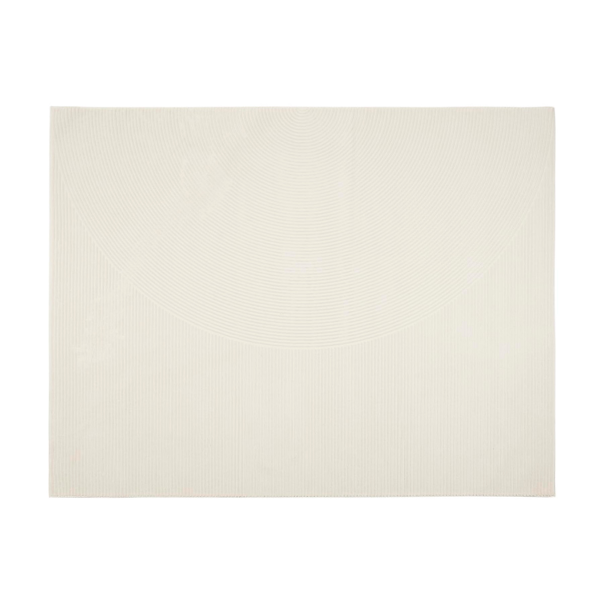 Revival Rugs Record 8'x10’ Washable Area Rug for Living Room Bedroom - 100% Recycled Oeko-TEX Certified, Medium Pile, Beige, Cream