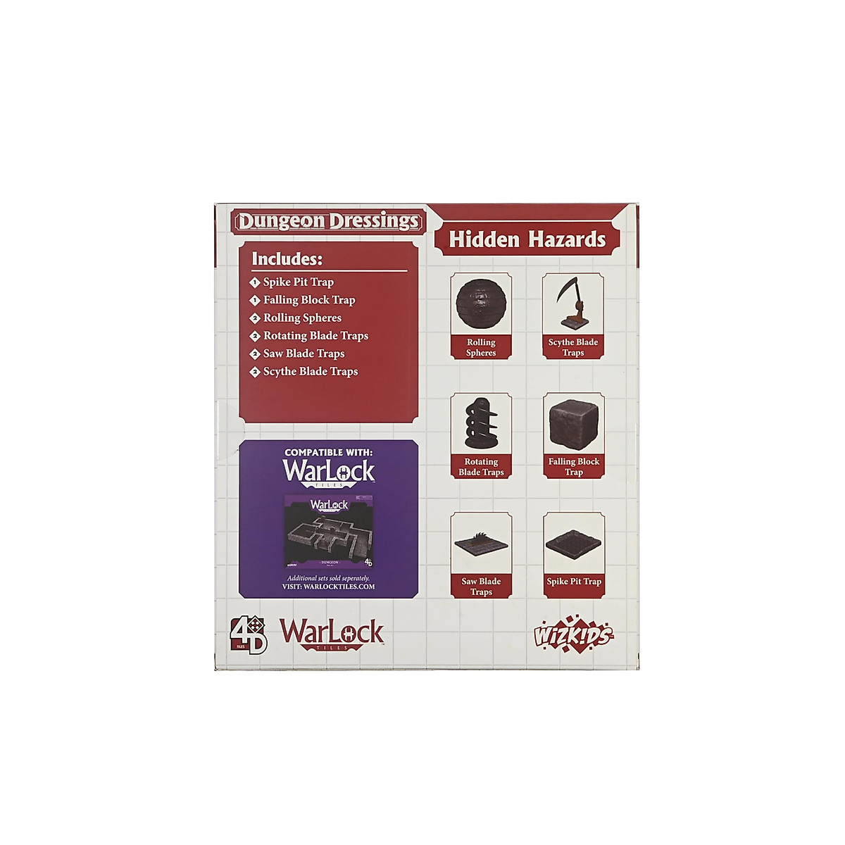 WarLock Tiles: Accessory – 4D Settings Hidden Hazards