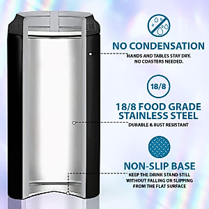 ZOXIX Personalized Can Cooler Let It Bee Gifts For Bee Lovers Women Jewelry Style Stainless Steel Tumbler Insulated Can Holder Travel Cup 16 Oz 4-in-1 Hippie Bee Themed Items