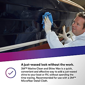 3M Marine Clean & Shine Wax (09033) – For Boats and RVs – 16.9 Ounces