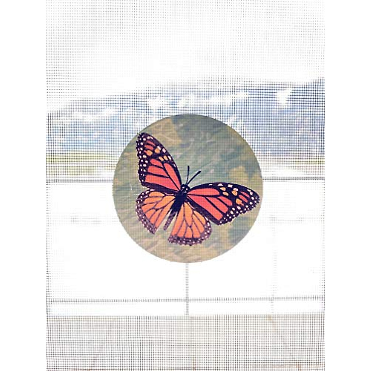 Retractable Screen Door Decals (Stickers) - 6 per Package - Keep Children Safe - Alert Birds, Dogs, Kids - Warn, Protect, Window Safety - Butterflies