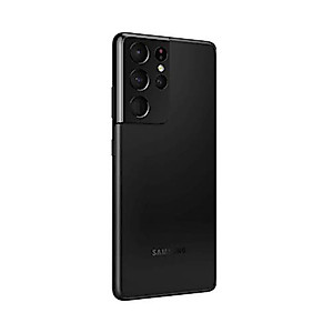 Samsung Galaxy S21 Ultra 5G, US Version, 256GB, Phantom Black - Unlocked (Renewed)