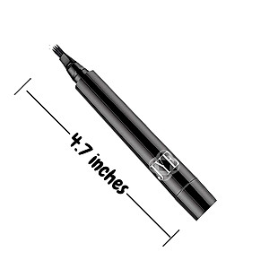 JYE Pen for beard, mustache or eyebrows, waterproof, long lasting, black pen filler