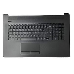 Replacement for HP Pavilion17BY 17-by 17CA 17-CA Laptop Upper Case Palmrest Keyboard Touchpad Assembly Part L48409-001 6070B1546701