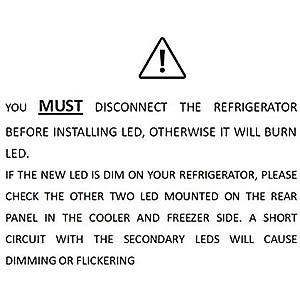 W10515058 Quality Replacement Ceiling LED For Various Refrigerator AP6022534, PS11755867