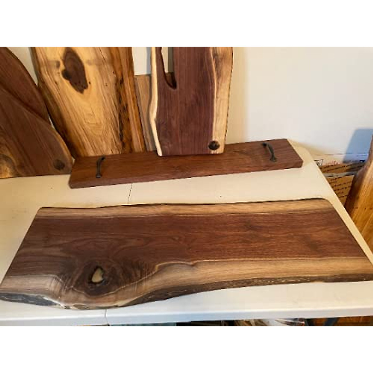 24x12" Walnut Cutting Board - Serving Board - Bathtub Tray - Cheese Board - Butcher Block - Food grade Walrus Oil