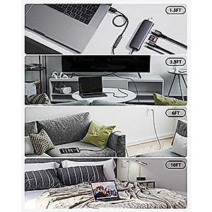 USB Type C Extension Cable (3.3Ft/1m/10Gbps), Faracent USB 3.2 Type C 3.1 Male to Female Extension Charging & Sync for PSVR2 MacBook Air M2 Pro/iPad Mini, iPad Pro Dell XPS Surface Book and More