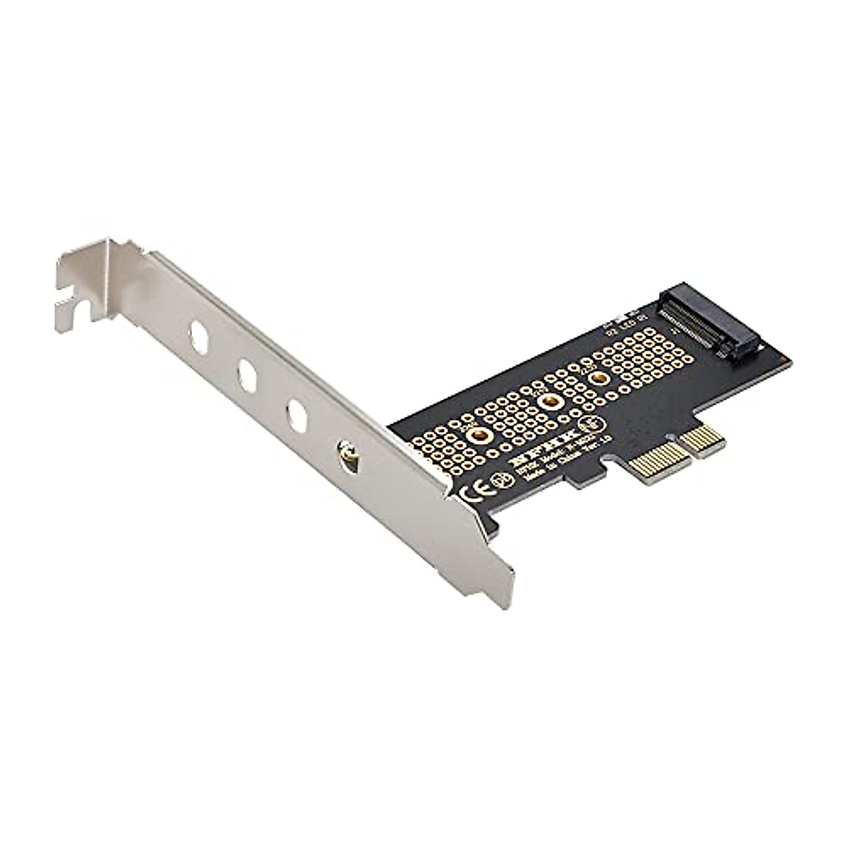 NFHK Low Profile PCI-E 3.0 x1 Lane to M.2 NGFF M-Key SSD Nvme AHCI PCI Express Adapter Card
