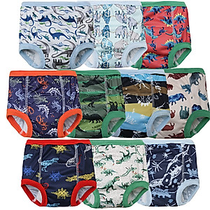 Joyo roy 10Pcs Training Pants Potty Training Underwear for Boys Underwear Toddler Underwear Boys 2t Potty Training for Boys Toddler Panties 2t-3t Training Panties Toddler Boy Underwear 2t
