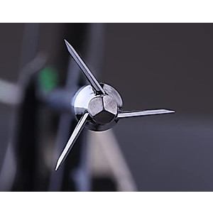 DEEPOWER Broadheads 100 Grain Fixed Blade 4-Pack Archery Crossbow Broadheads 1+1/4 Inch Cut Diameter Carbon Steel Ferrule